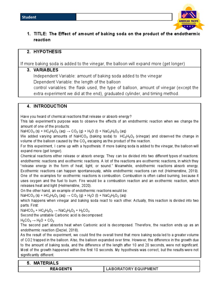 Copy of Copy of Lab Template Template | PDF | Experiment | Chemical ...