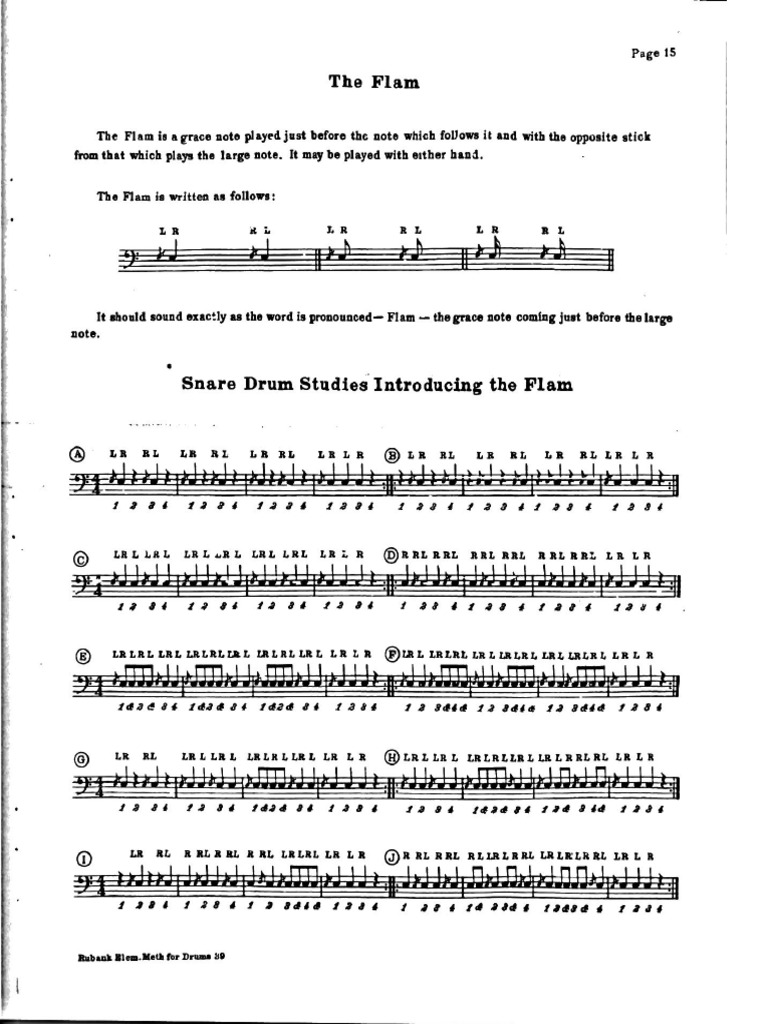 Flam Exercises | PDF