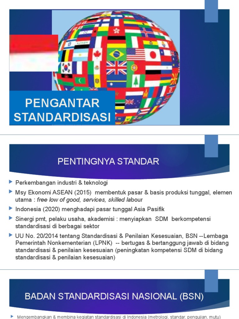 Definisi dan Pentingnya Standar | PDF