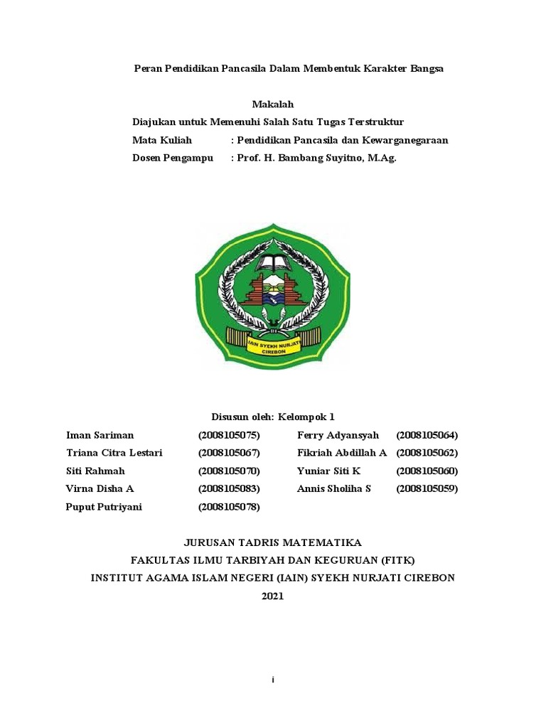 Uas PPKN Kel. 1 | PDF