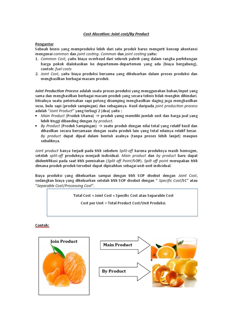 Pertemuan 11 - Joint Cost (Lanjutan) | PDF