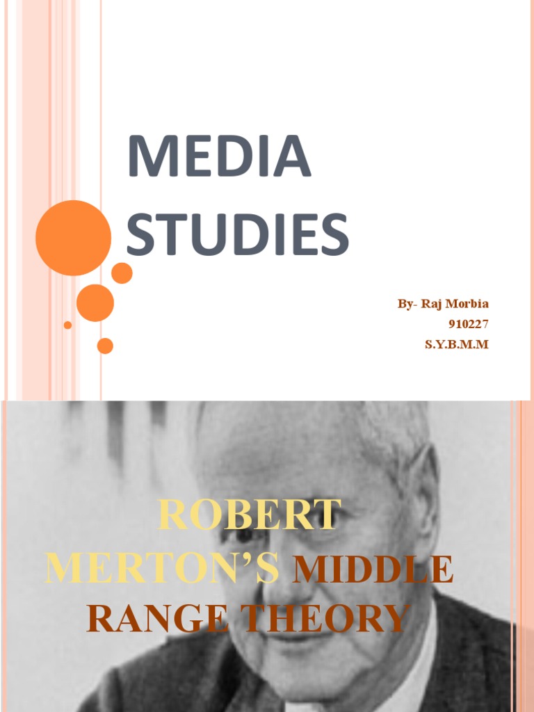 Media Studies | PDF | Communication | Theory