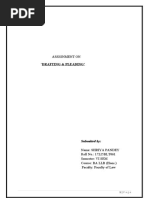 Affidavit Under Order 39 Rule 3 Proviso (B) of C. P. C | PDF