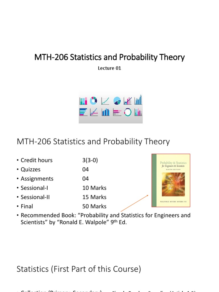 MTH-206 Statistics & Probability Overview | PDF | Statistical Inference ...