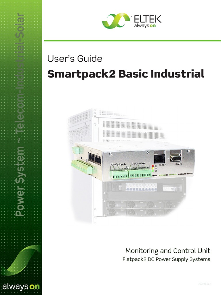 Smartpack2 Basic Industrial: User's Guide | PDF | Power Supply | Direct ...