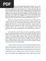 Abraham Lincoln Quiz | PDF