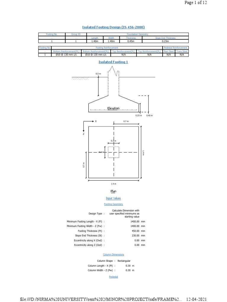 Iso Slope Ft1 | PDF | Structural Engineering | Physics