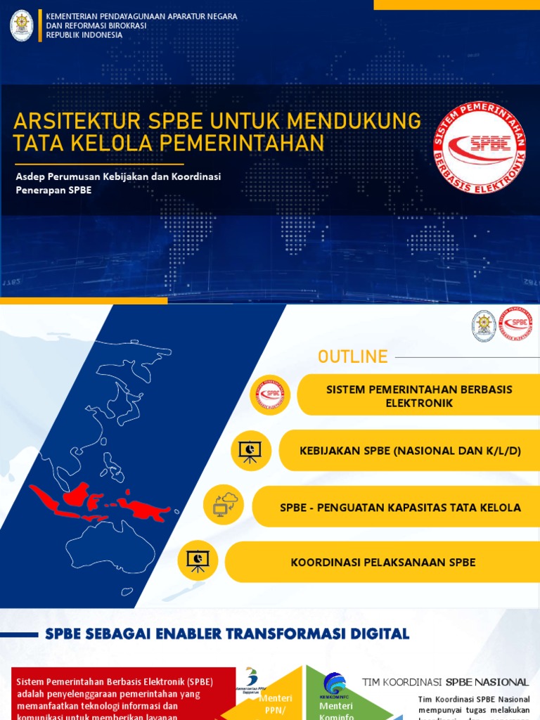 Paparan Arsitektur SPBE | PDF