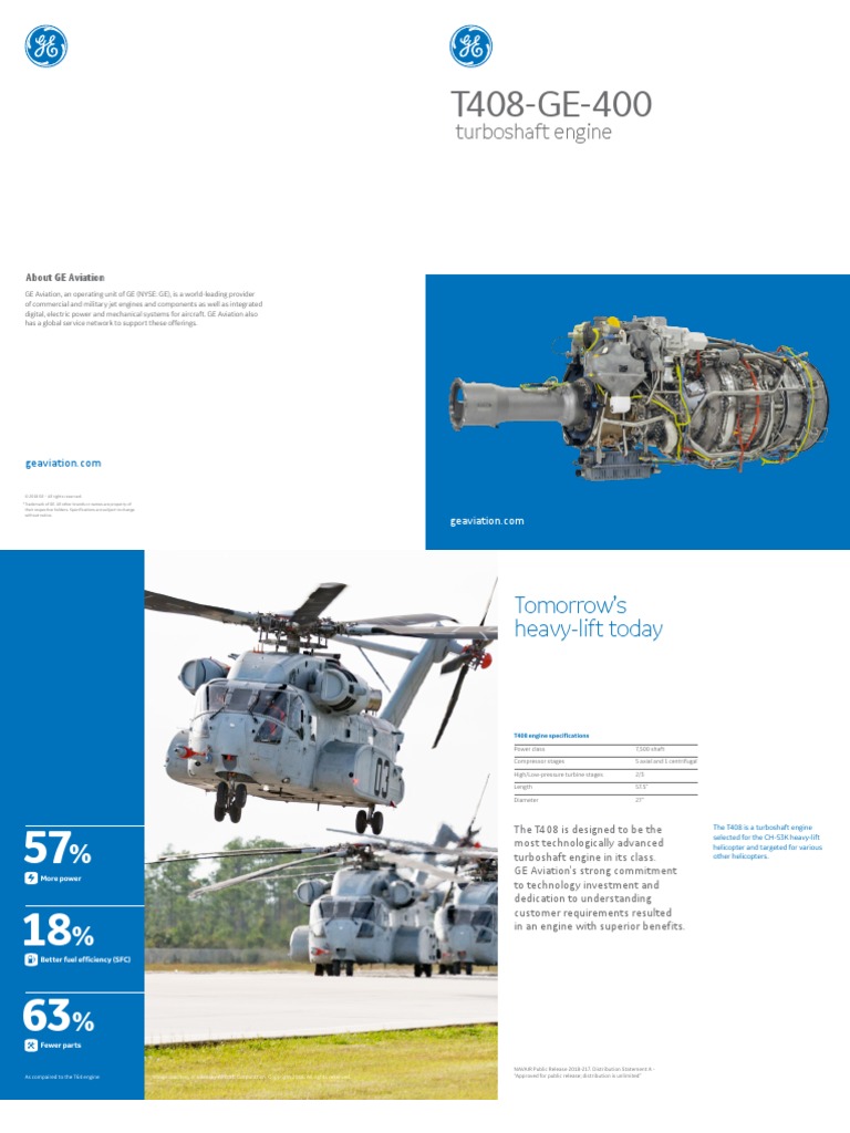 Brochure t408 | PDF | Aviation | Engines