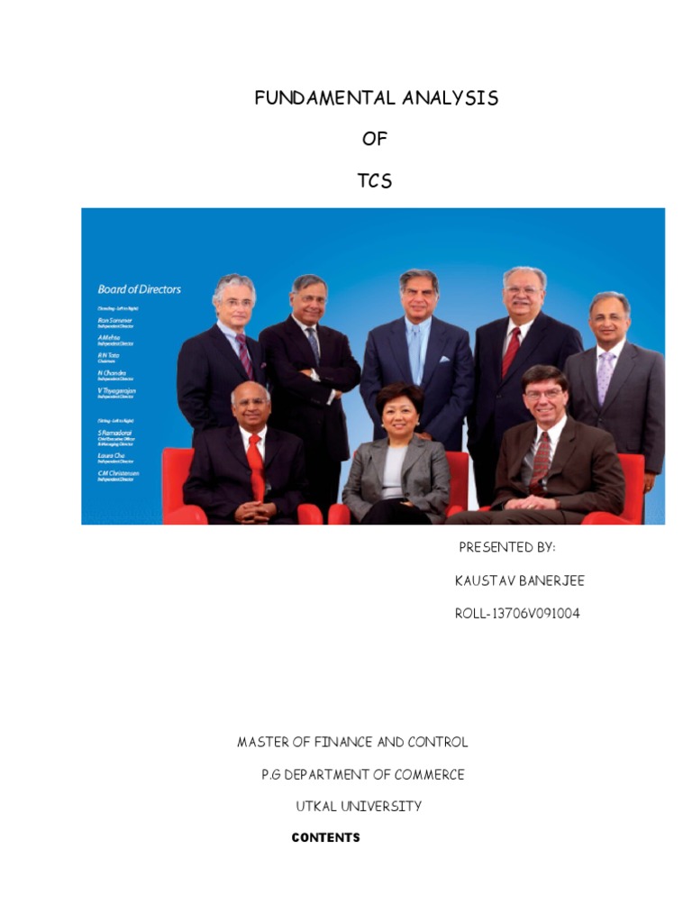 TCS Fundamental Analysis Overview | PDF | Recession | Economic Growth