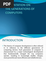 Five Generations of Computers | PDF | Computing | Quantum Computing