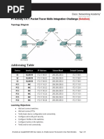 11.1.10 Packet Tracer - Implement Port Security | PDF | Network Interface Controller | Network ...