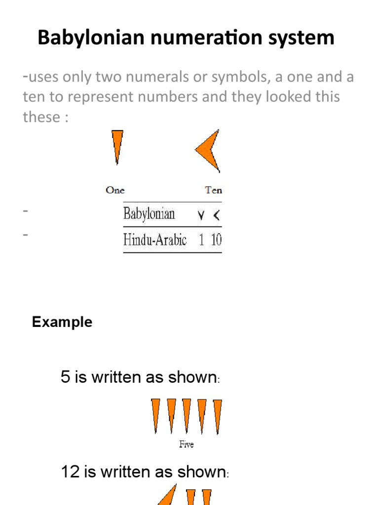 Babylonian Numeration System | PDF | Naming Conventions | Mathematical ...