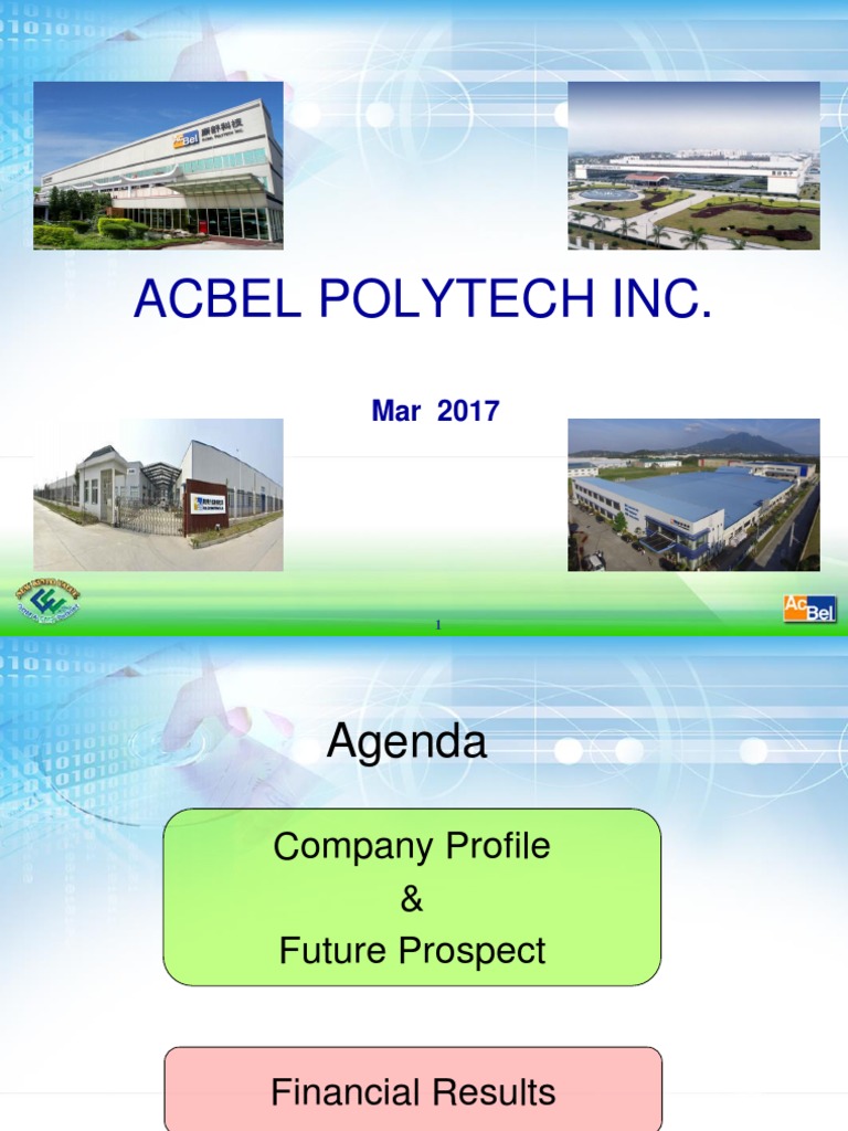 Acbel Polytech Inc | PDF | Yield (Finance) | Dividend