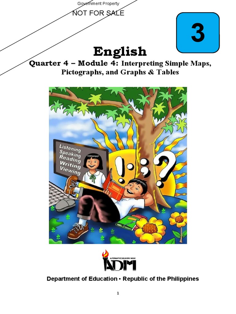 Eng3 - Q4 - Module 4 - Interpreting Simple Maps, Pictographs, Graphs and Charts - V4 | PDF ...