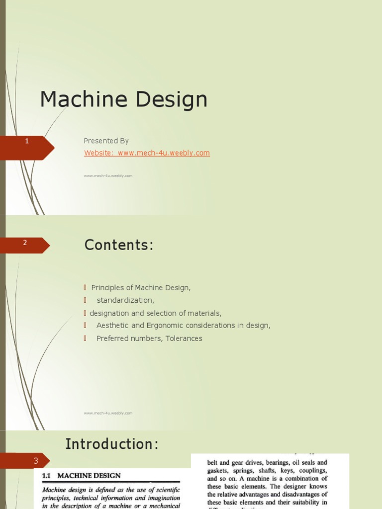 Vdocument - in - Principles of Machine Design Aesthetic Ergonomic ...