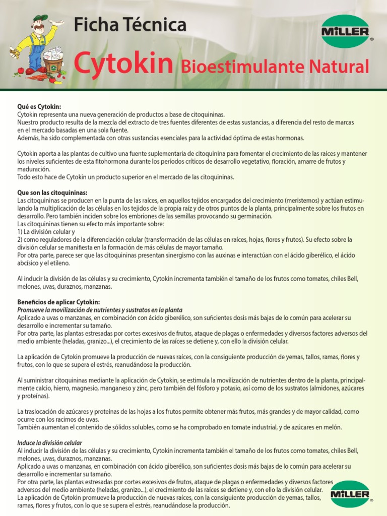 Ficha-Técnica CYTOKIN | PDF | Plantas | Science