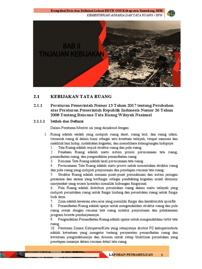 BAB II TINJAUAN KEBIJAKAN OSS Sumedang | PDF | Sains & Matematika