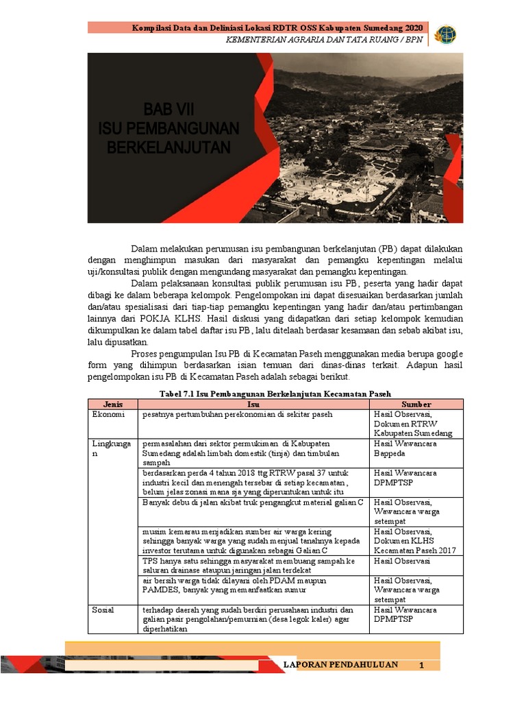 BAB VII ISU PB OSS Sumedang | PDF