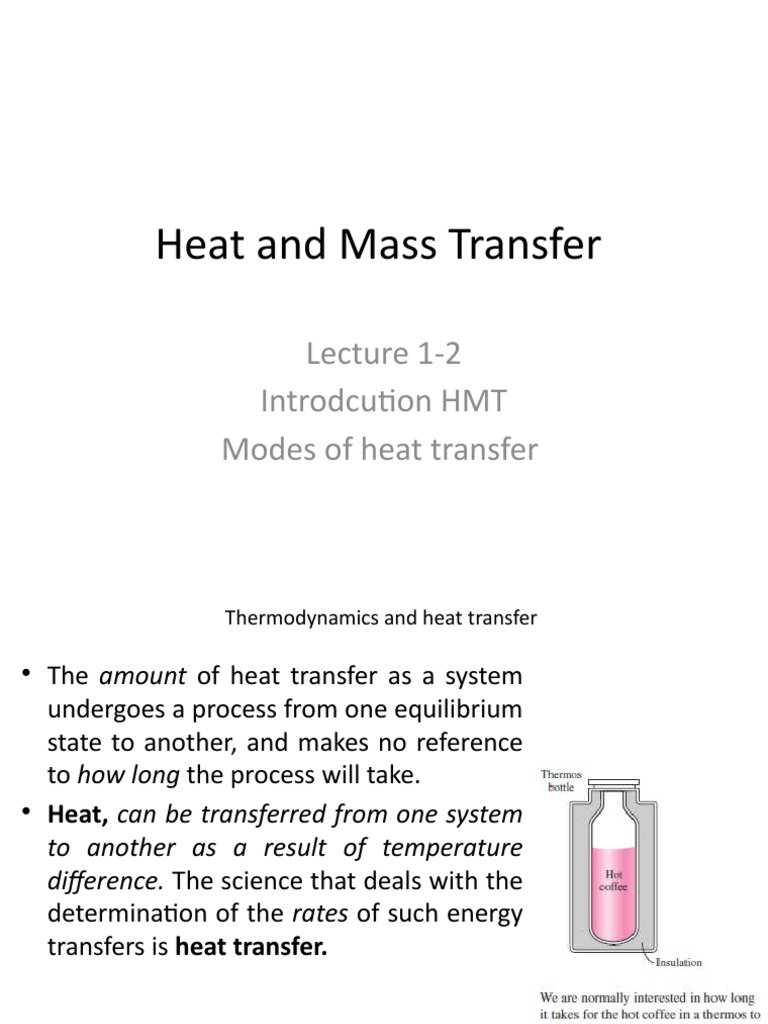 Heat and Mass Transfer | PDF | Heat | Heat Transfer