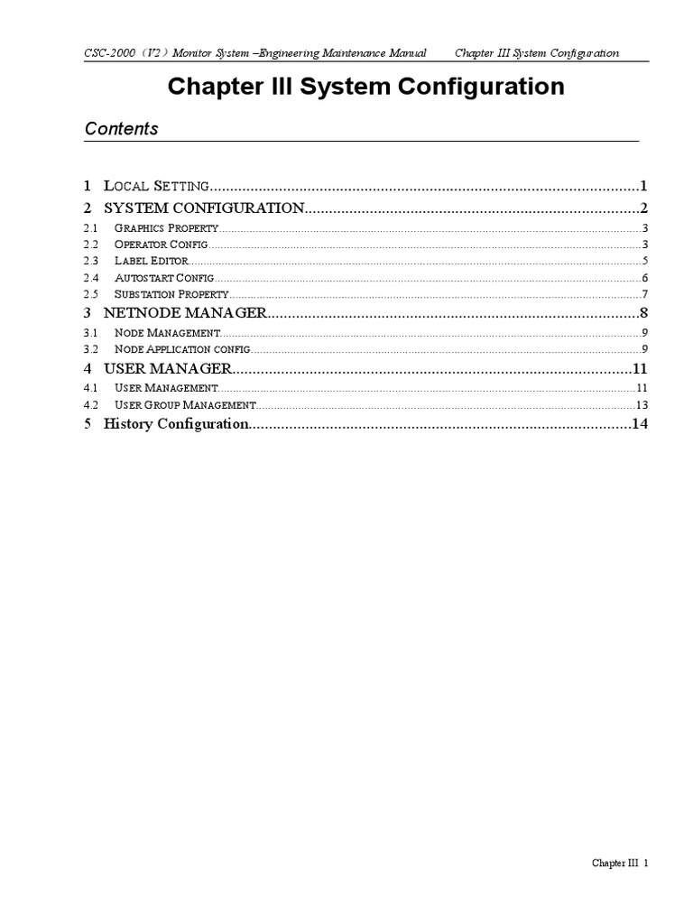 Chapter3 System Configuration | PDF | Network Topology | Computer Network