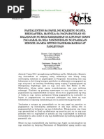 Cover Page Sample, Pananaliksik Sa Filipino | PDF