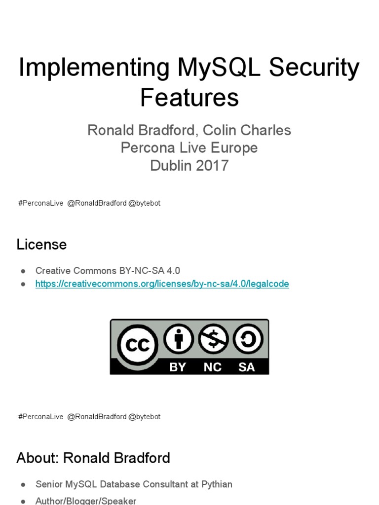 MySQL Security Features | PDF | Transport Layer Security | Secure ...