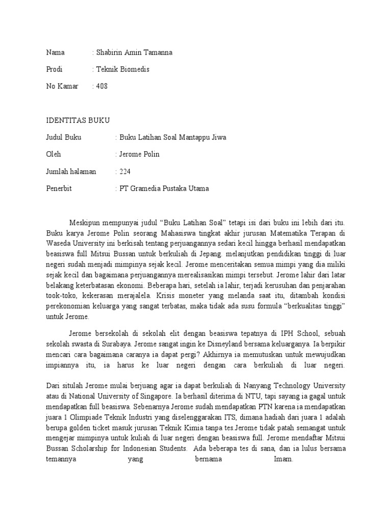 Resume Buku Tama | PDF