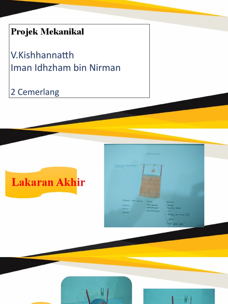 Projek RBT Mekanikal | PDF