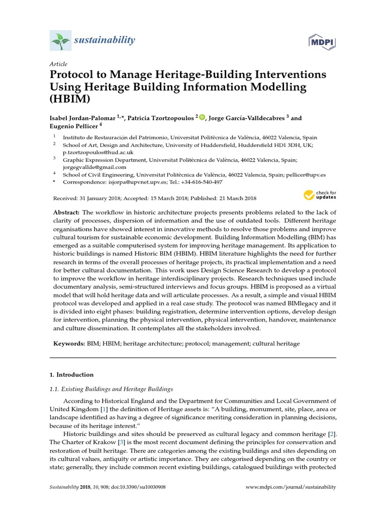 Protocol To Manage Heritage-Building Interventions Using Heritage ...