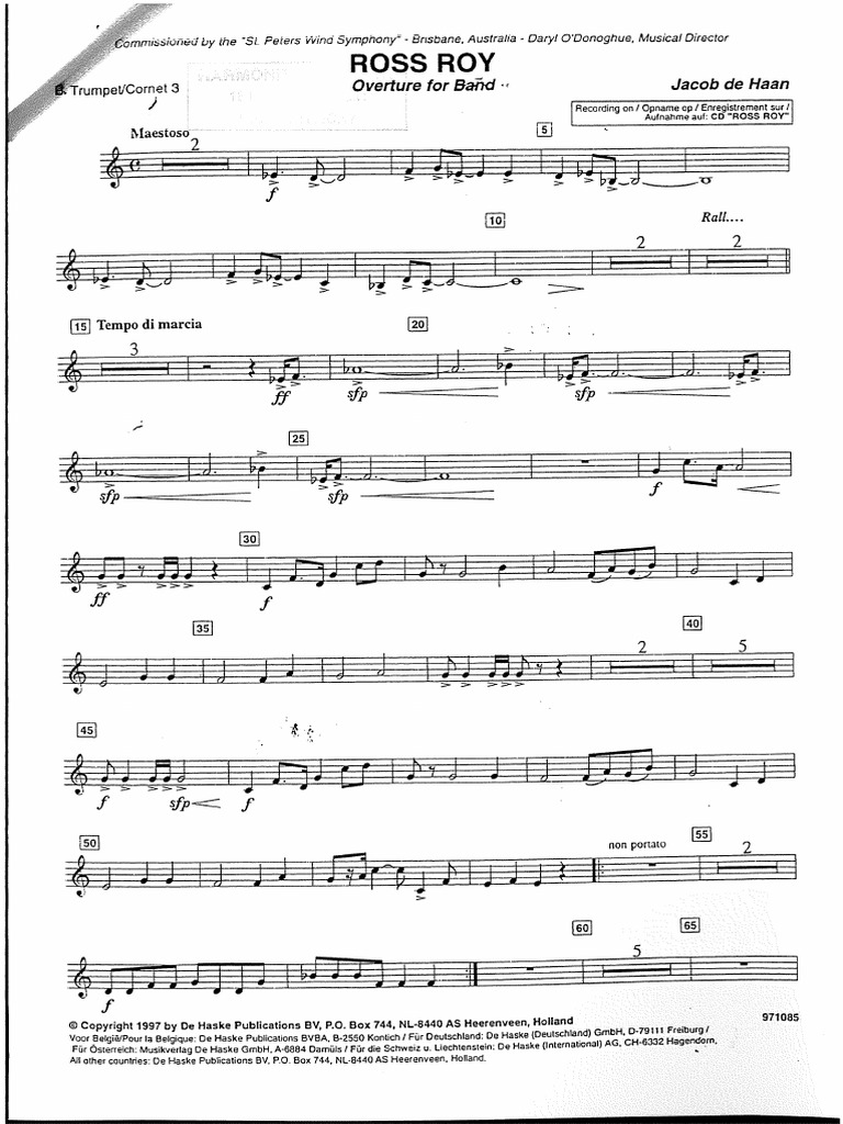 Trompeta 3 - Ross Roy (Jacob de Haan) | PDF