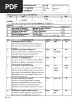 MRM - Management Review Sample | PDF | Internal Audit | Audit