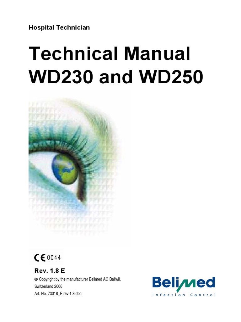 WD 230 250 73018 - E Rev 1 8-Technical Manual | PDF | Clothes Dryer | Valve