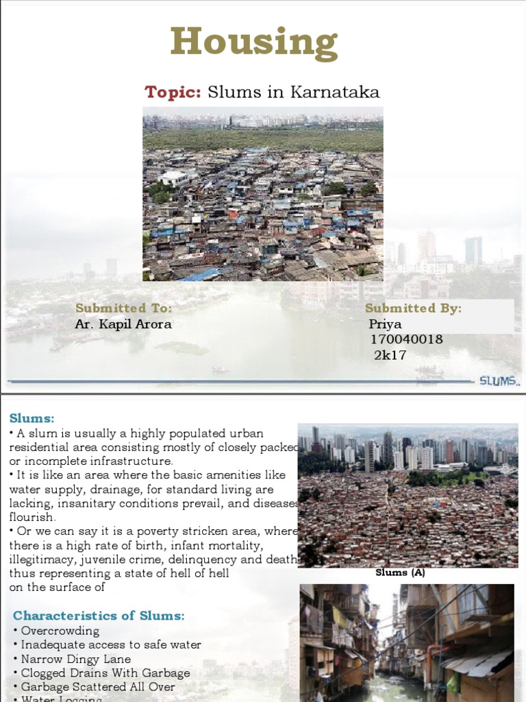 Slums | PDF | Slum | Urbanization