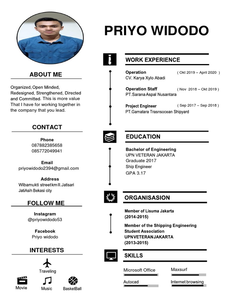 CV Priyo Widodo | PDF