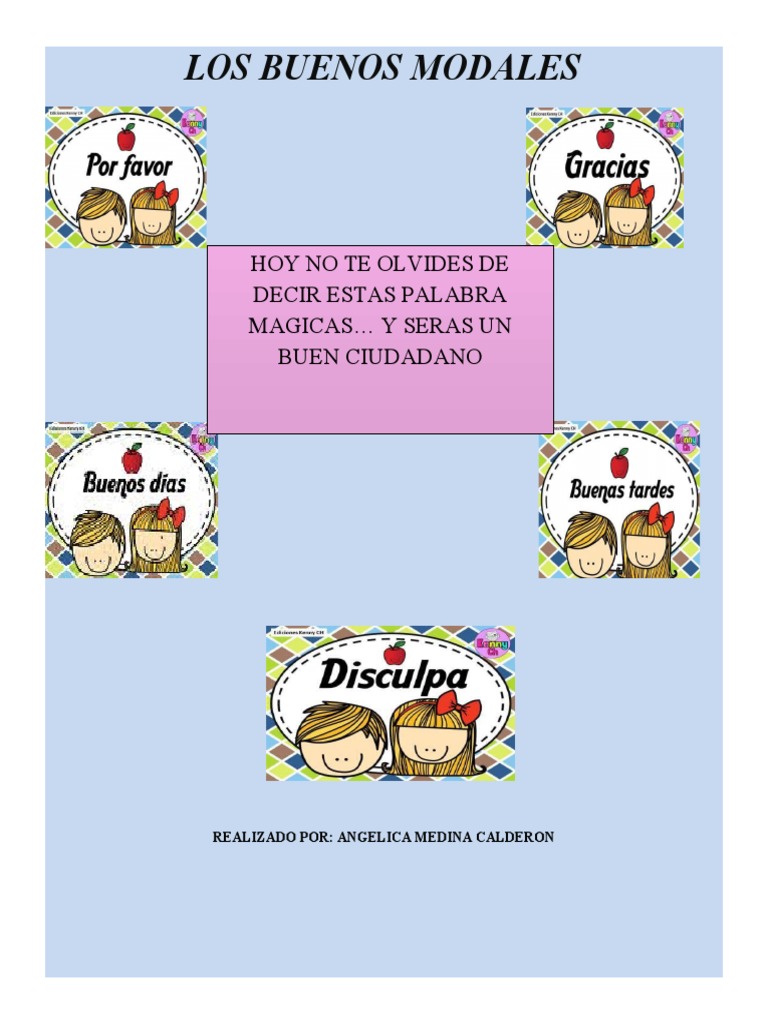 Poster Los Buenos Modales | PDF