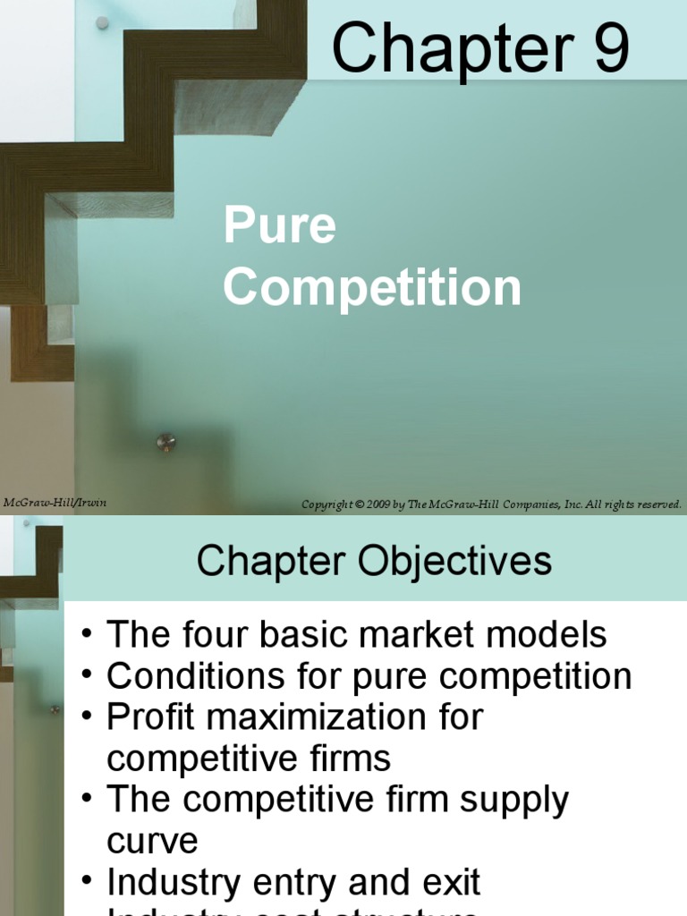 Pure Competition: Mcgraw-Hill/Irwin | PDF | Perfect Competition | Monopoly