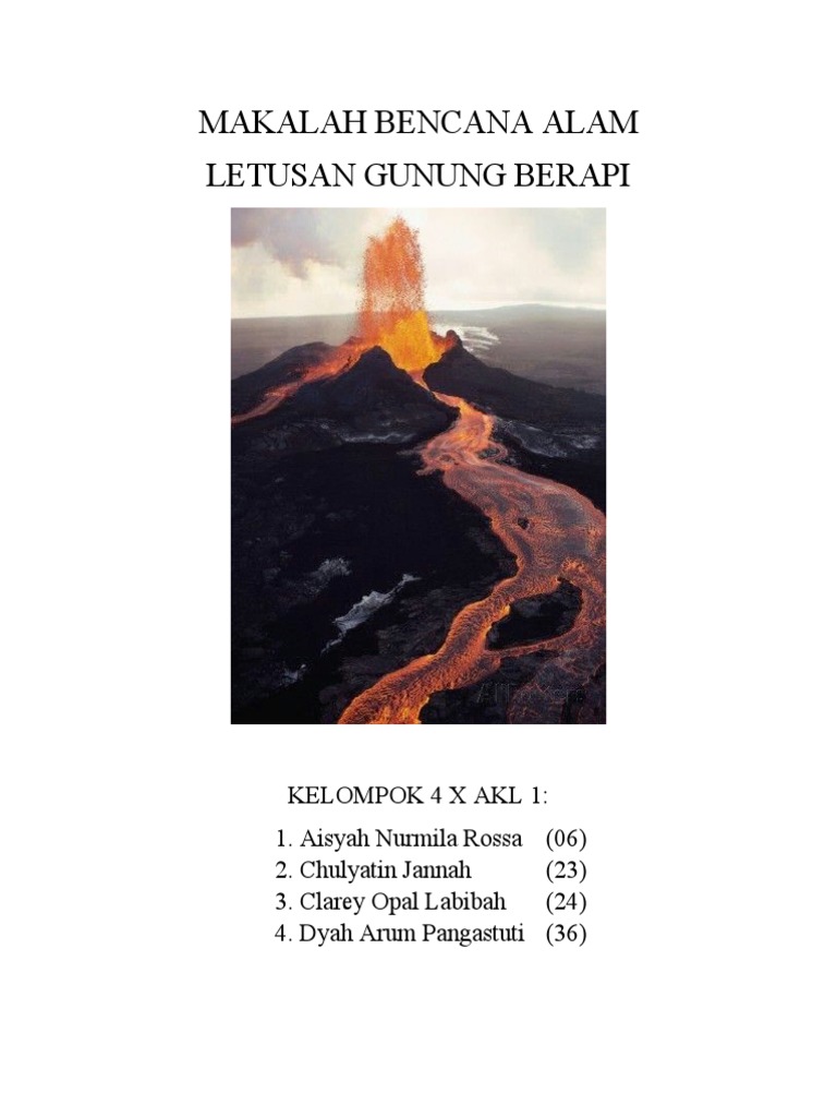 Gunung Meletus | PDF | Sains & Matematika
