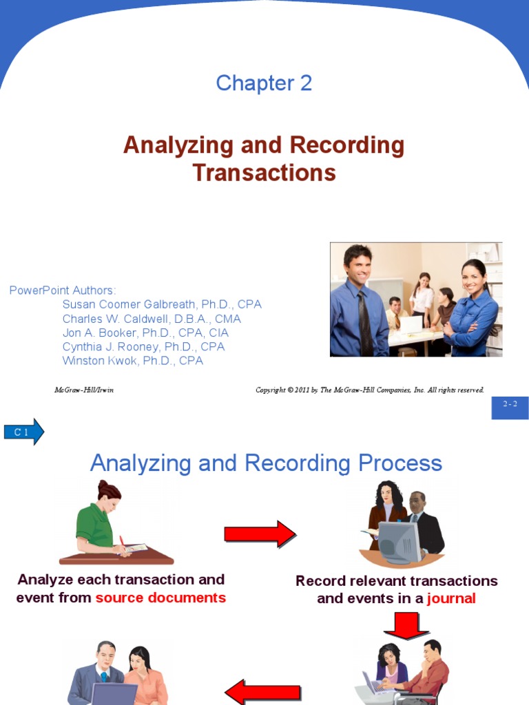 Analyzing and Recording Transactions | PDF | Debits And Credits ...