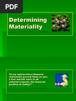 Risk Based Audit - ISA 320 Materiality | PDF | Audit | Business