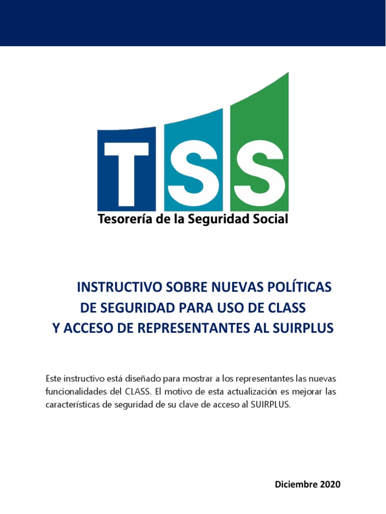Instructivo de Class TSS | PDF | Autenticación | Informática