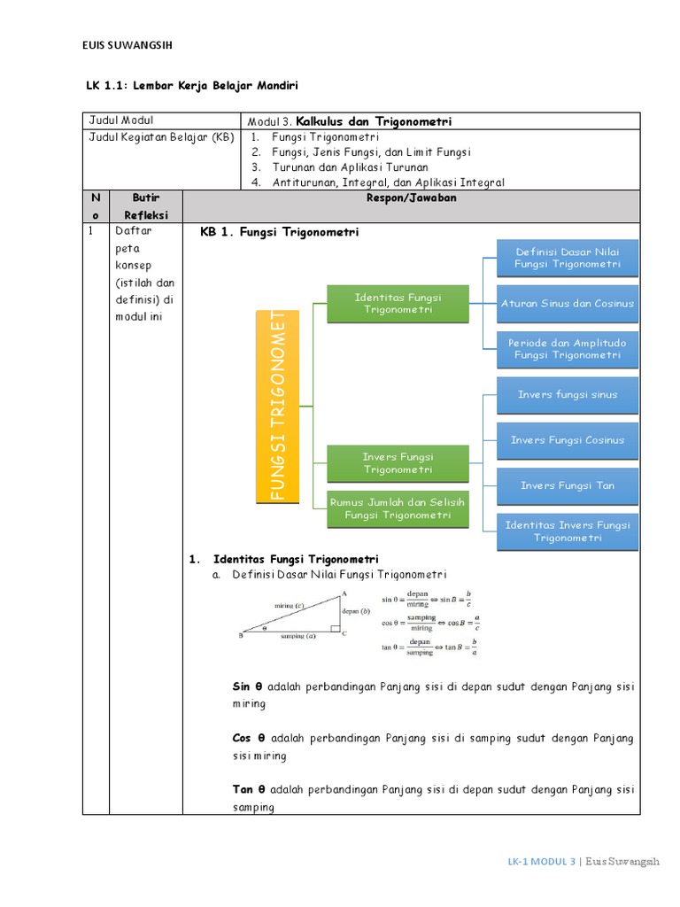 LK 1 Modul 3 Matematika | PDF