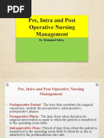 4 - Post Operative Nursing Management | PDF | Surgery | Anesthesia