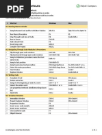 Turbo C++ Shortcuts | PDF | Keyboard Shortcut | Menu (Computing)