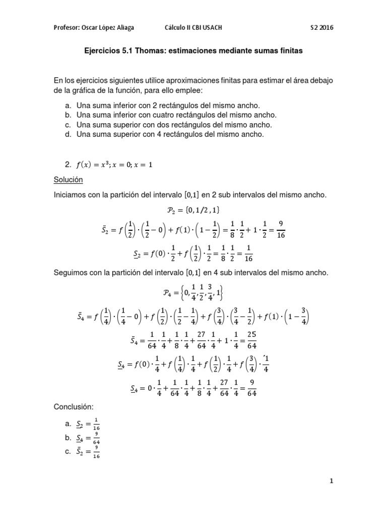 Estimaciones de áreas con sumas finitas | PDF | Triángulo | Geometría ...