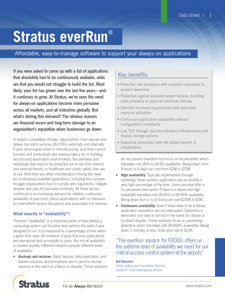 5a. Everrun Brochure - Pdf.coredownload - Inline | PDF | Computer Science | Computer Engineering