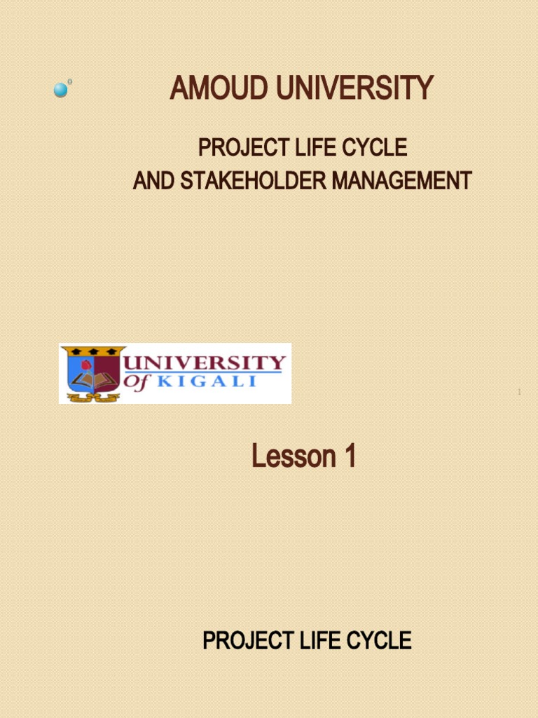 Lesson 1 - Project Life Cycle | PDF | Feasibility Study | Agile ...