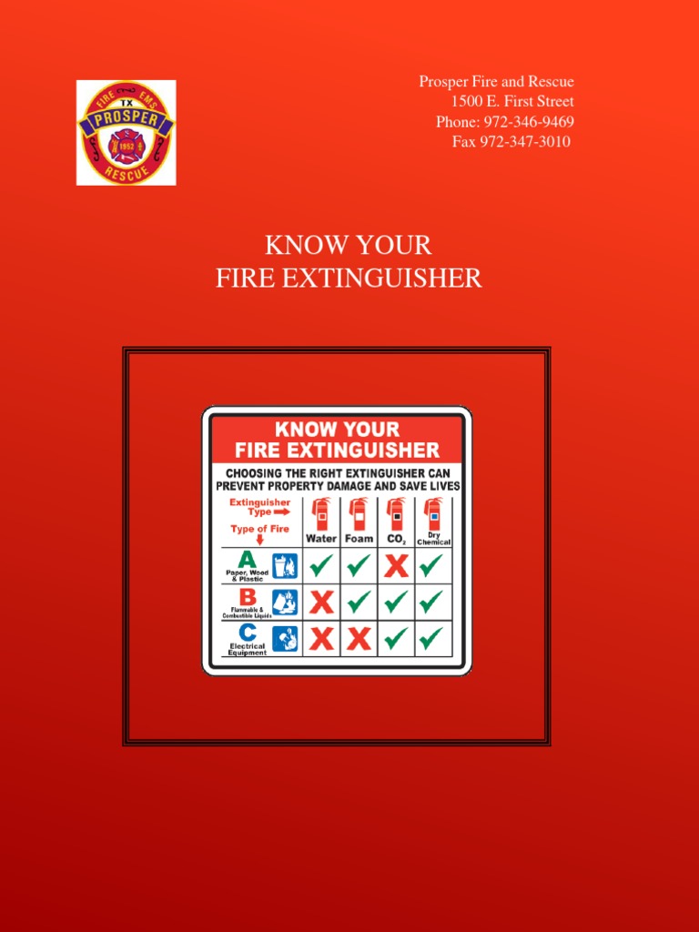 The ABCs of Fire Extinguishers - PD - 67 | Download Free PDF | Fires ... The ABCs of Fire Extinguishers - PD - 67 | Download Free PDF | Fires ...