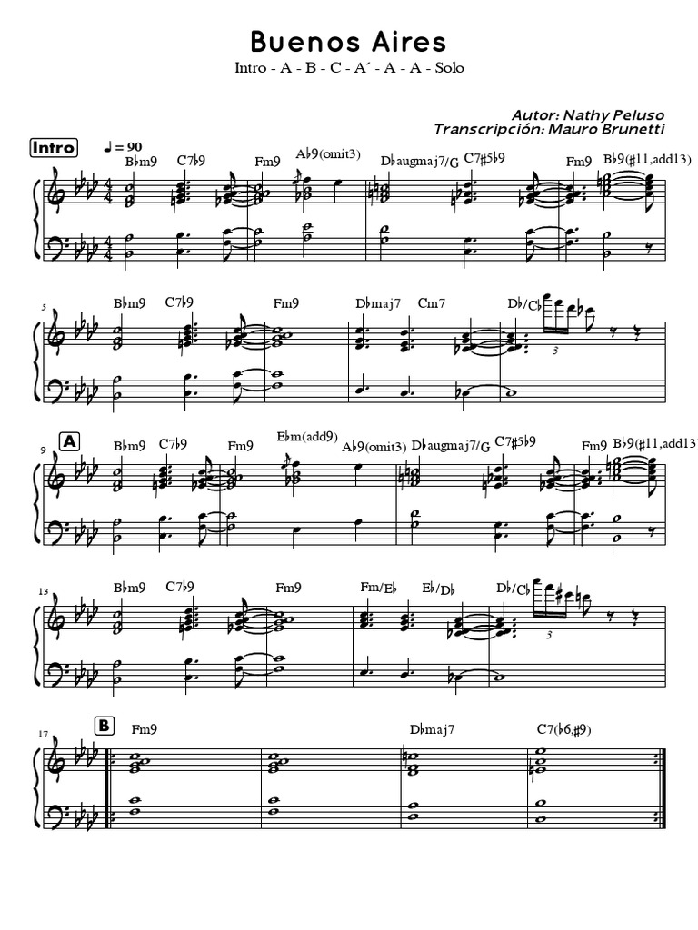 Buenos Aires - Nathy Peluso | PDF