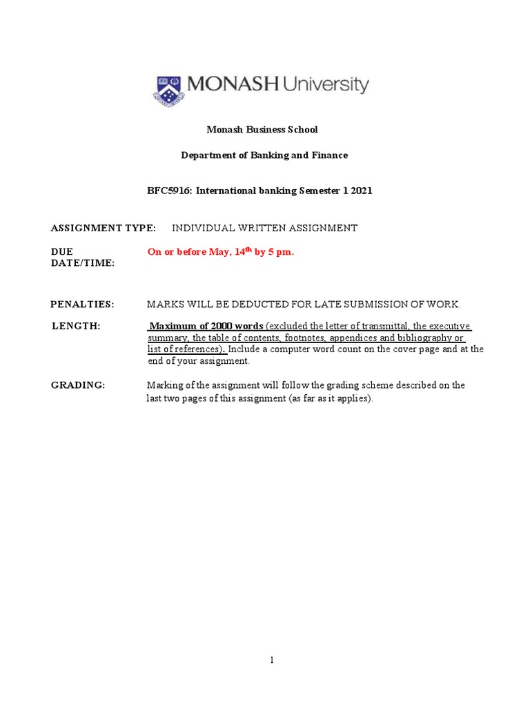 BFC5916 - Assignment S1 2021 | PDF | Turnitin | Plagiarism